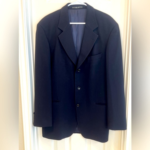 Hugo Boss | Suits & Blazers | Hugo Boss Einstein Jacket 42l Navy Wool ...